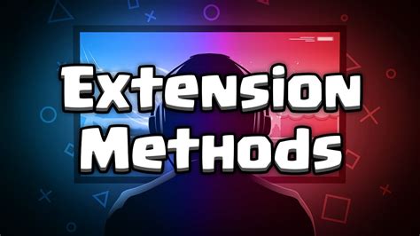 C Extension Methods Youtube