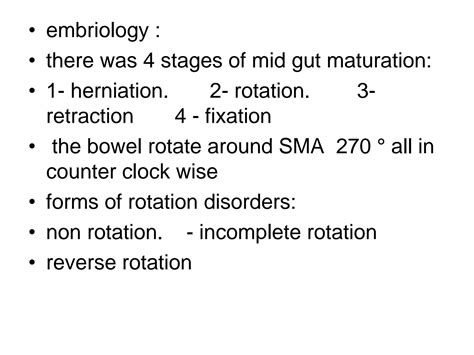 Solution Understanding Malrotation And Midgut Volvulus Pathogenesis Incidence And Treatment