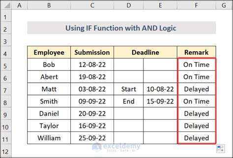 How To Compare Dates In Two Columns In Excel 8 Methods