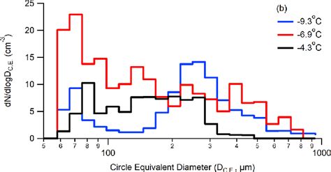 B Ice Particle Size Distribution From The 2d S In The Convective