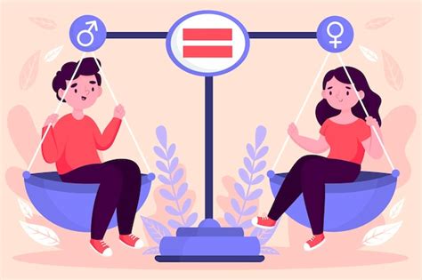 Concepto De Igualdad De Género Vector Gratis