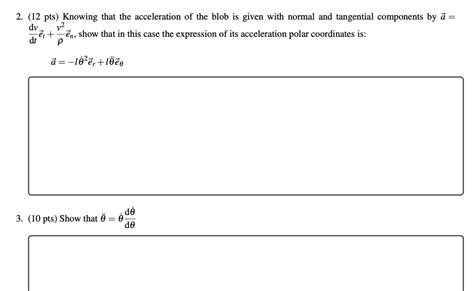 Solved We Want To Design A Pendulum Blob That Moves In The