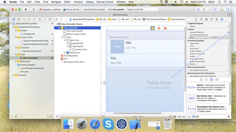 uitableview different layout in different table view sections stack