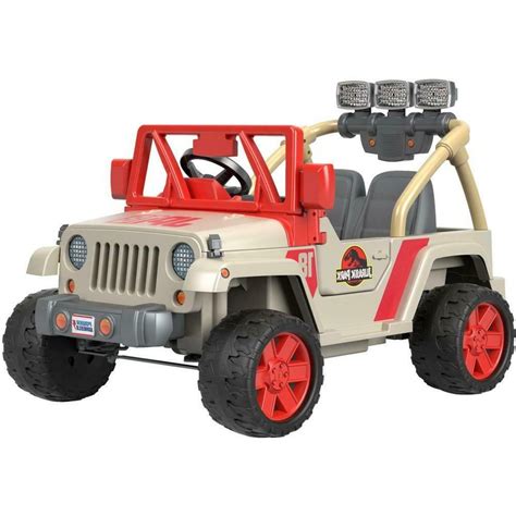 Power Wheels Jurassic Park Jeep Wrangler At Mildred Rohe Blog
