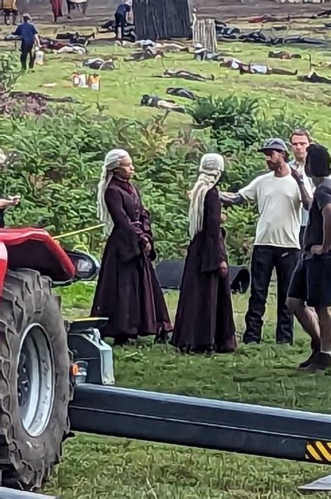 Rhaena Targaryen Actor Spotted On The Set Of House Of The Dragon Season 2 Wiki Of Thrones