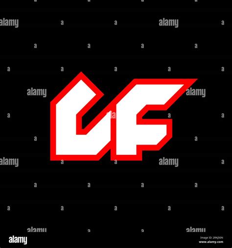 lf logo design initial lf letter design with sci fi style lf logo for game esport technology