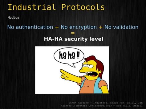 Scada Hacking Industrial Scale Fun Ppt