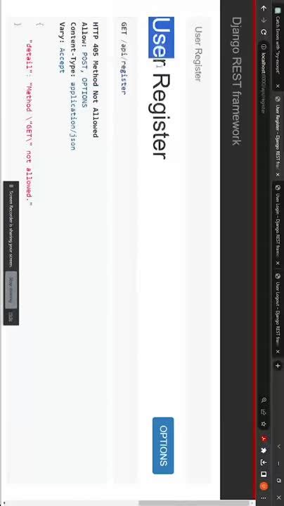 Abasi Ono Udoh On Linkedin Day 1 I Built The User Authentication Flow Using Django Rest