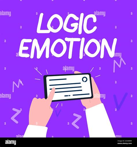 Text Showing Inspiration Logic Emotion Concept Meaning Unpleasant Feelings Turned To Self