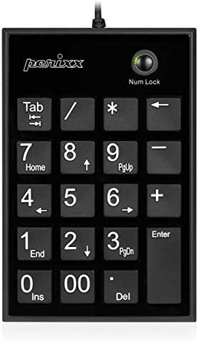 USB Numeric Keypad Number Keyboard Pad Wired Plam Size 18 Keys Black AxGear Amazon Ca
