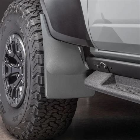Weathertech No Drill Mudflaps Front Black Ford 22 26 Bronco