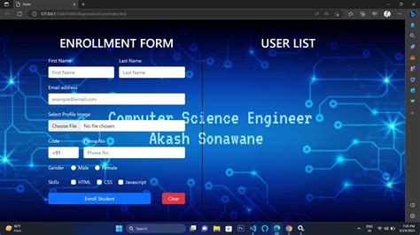 Github Akashpatil2002lgm In This Internship Develope A Ragistration Form Using Html Css