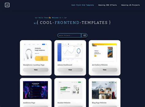 Cool Front End Templates By Arpit456jain A Undefined Template Built At Lightspeed