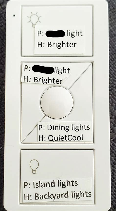 How We Remember What All The Buttons On The Pico Do Get Help Hubitat