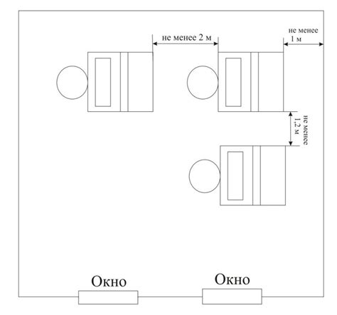 Минимальное расстояние от края стола до стены фото