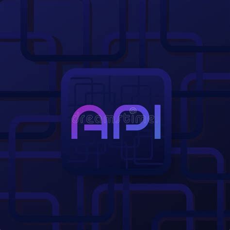 Api Technology And Software Development Vector Stock Vector Illustration Of Line