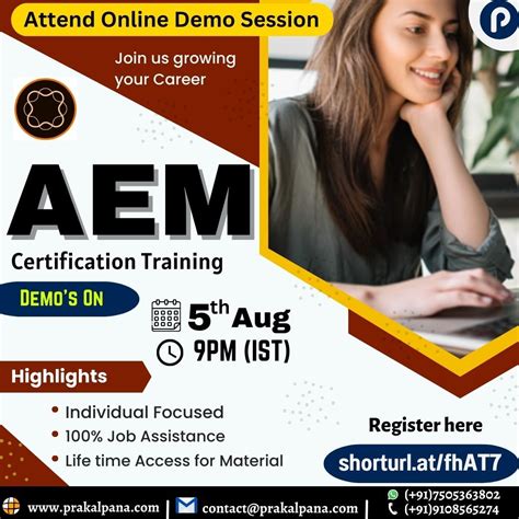 Prakalpana Learning And Development Center On Linkedin Aem Awscloud Onlinetraining