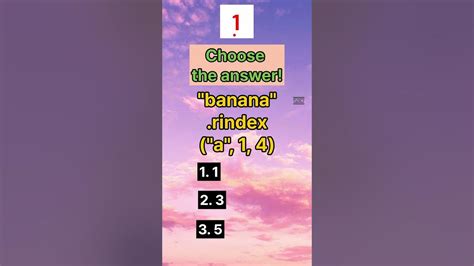 Python Rindex Function Quiz Pythontutorial Pythonprogramming