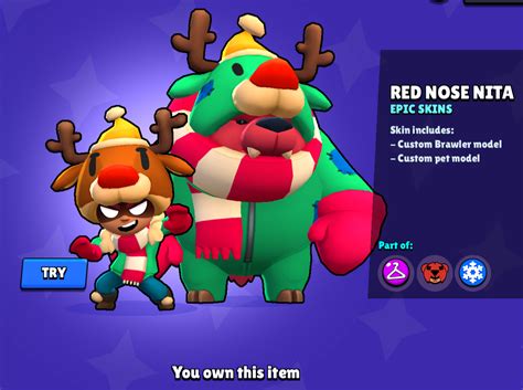 I Have This Christmas Nita Skin On My Nd Account I Bought A Long Time Ago But I Do Never