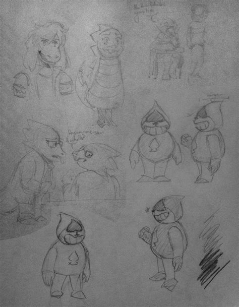 Lancer And Classroom Characters Original Concept Deltarune