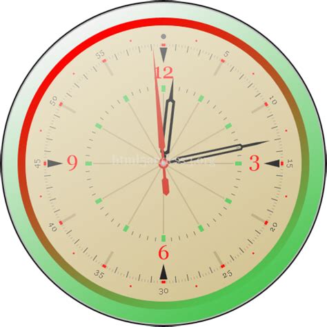 html5 canvas clock clean ]