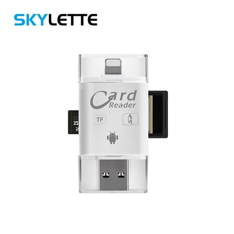 Insurance Plans 3 In 1 SD TF Card Reader IOS Micro USB 2 0 Android Multi System Compatible