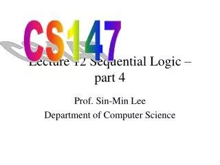 PPT Lecture Sequential Logic Part PowerPoint Presentation Free Download ID