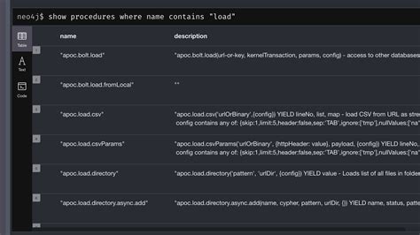 There Is No Procedure With The Name Apoc Load Csv Procedures APOC Neo J Online Community