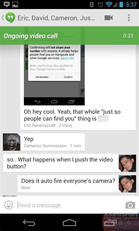 Hanging Out With Google Hangouts Google S New Beautiful Messaging App That Doesn T Really