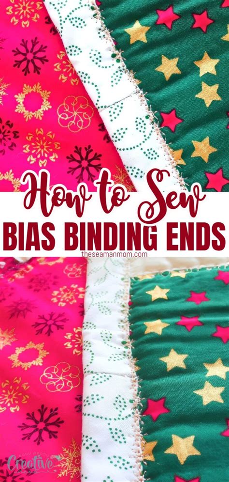 How To Join Bias Binding With The Lazy Method Easy Peasy Creative Ideas