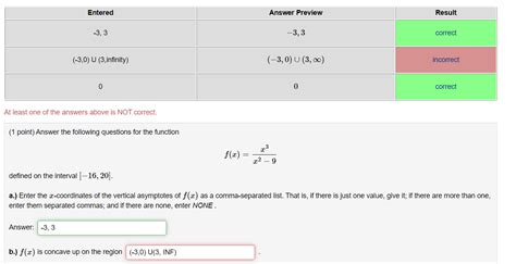 Solved At Least One Of The Answers Above Is Not Correct 1