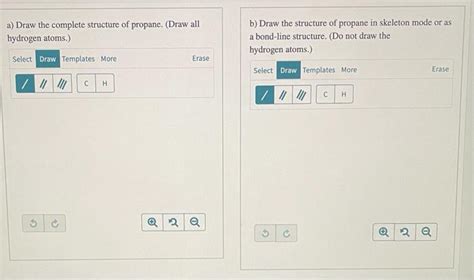 Solved A Draw The Complete Structure Of Propane Draw All