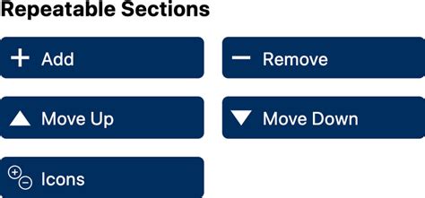 Repeatable Sections Ws Form