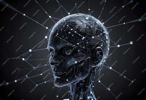 Artificial Intelligence Networked Mind Premium Ai Generated Image