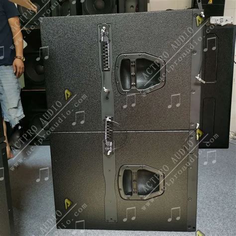 D B Q Audio Line Array Speaker Q V Double Inch Powered Line Array