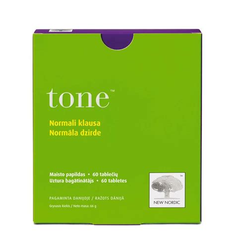 Тоне для улучшения слуха Tone табл №60 New Nordic — New Nordic