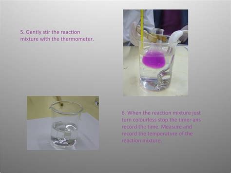 Effect Temperature Reaction Rate Ppt
