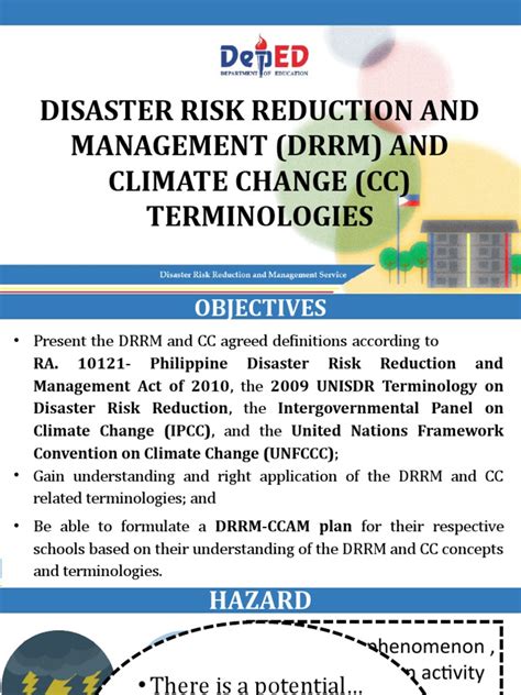 Presentation Drrm Cc Terminologies Pdf Global Warming
