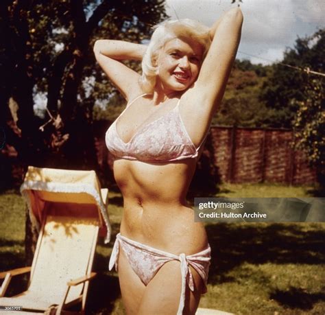 Curvaceous Hollywood Film Star Jayne Mansfield Formerly Vera Jane