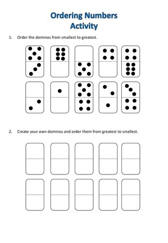 Year 1 Place Value Week 4 Compare Numbers Order Objects And Numbers And Number Line