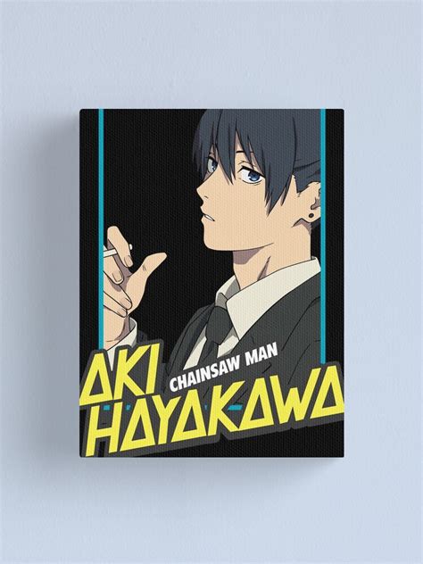 Aki Hayakawa 早川 アキ Chainsaw Man Chensō Manチェンソーマン Color Canvas Print For Sale By Jcba