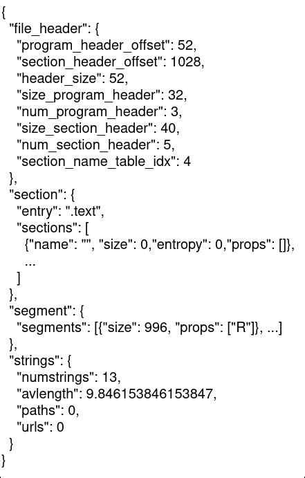 Manipulable Raw Features Extracted From An Elf Binary Download Scientific Diagram