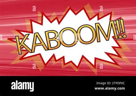 Animation Of Comic 5 Options Text Over Multiple Comic Speech Bubbles With Comic Sound Effects