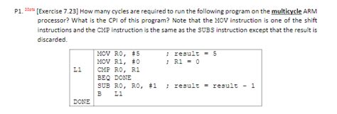 P12014 Exercise 723 How Many Cycles Are Required