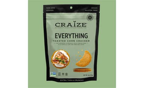 Bagel Inspired Corn Cracker Snacks Craize Everything Bagel