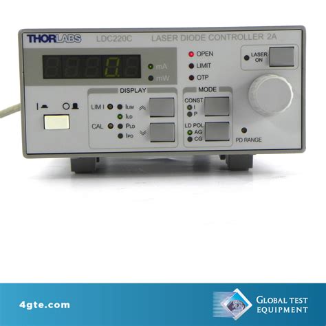 Thorlabs LDC C Benchtop LD Current Controller A Global Test Equipment