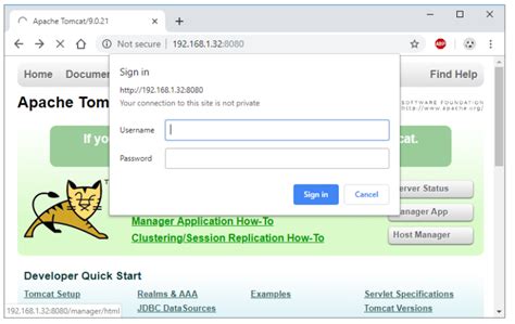 Truy cập trang tomcat manager từ một host khác STACKJAVA