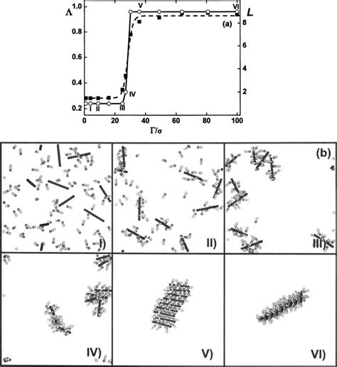A Orientational Order Parameter Solid Squares Dashed Line And The