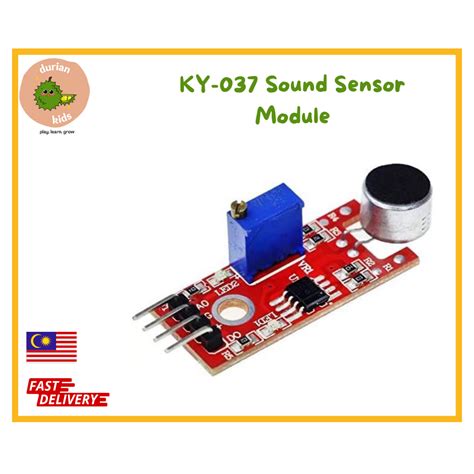Ky 037 Sound Sensor Module Arduino High Sensitivity Sound Microphone Shopee Malaysia