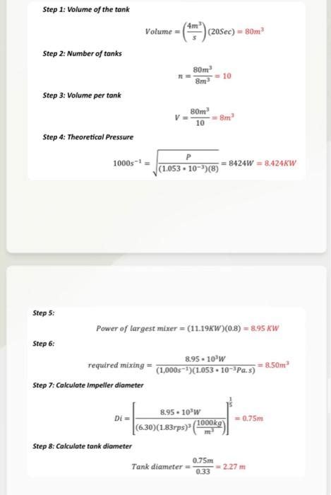 Solved If These Are The Coagulation Calculation Steps For A